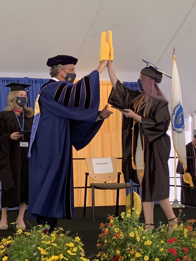 Commencement 2021: High Fives & One Big, Beautiful Family! – Running ...